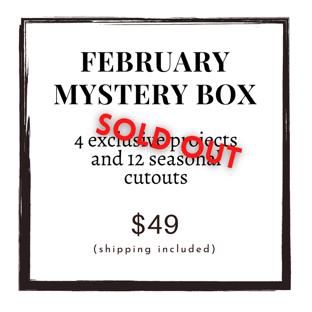 February Mystery Box – Sawdust & Swirls